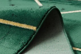 Dywany Łuszczów Kusový koberec Emerald geometric 1012 green and gold ROZMĚR: 140x190