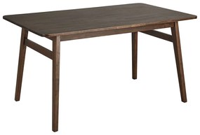 Jídelní stůl 140 x 85 cm tmavé dřevo VENTERA Beliani
