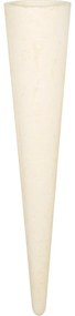 Wall Cone květinový obal Creme Rozměry: 20 cm průměr x 100 cm délka