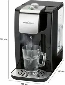 ProfiCook HWS 1168 černý-nerez / Dávkovač horké vody / 2600W / 2.2L