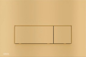 Alca Thin splachovací tlačítko pro WC zlatá M57-G-M