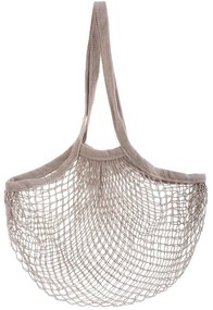 sass & belle Síťová nákupní taška Grey String, šedá barva, textil
