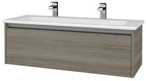 Dřevojas Koupelnová skříň BONO SZZ 120 (umyvadlo Euphoria) Varianta: N01 Bílá lesk / N01 Bílá lesk