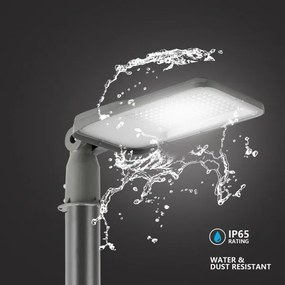 Brilagi -LED Venkovní pouliční lampa s kloub. URBANLIGHT LED/100W/230V šedá IP65