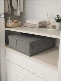 Sinsay - Skládací úložný box s rukojetí a víkem - šedá
