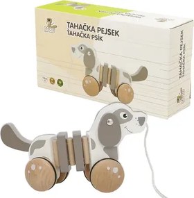BABU Tahací pejsek na provázku / Dřevo / od 18 měsíců