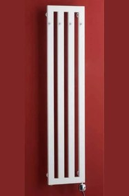 PMH Darius s háčky 326 x 1500 mm DAH5MS koupelnový radiátor metalická stříbrná