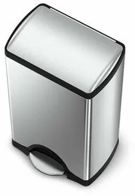 Simplehuman Obdélníkový pedálový koš 38 l, ocel