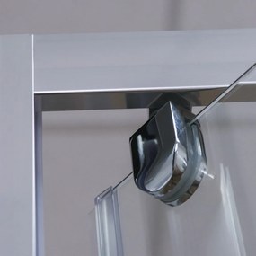 Dvoukřídlé sprchové dveře v kombinaci s pevnou stěnou LLDO2+LLB Viz technická specifikace Intimglass Brillant LLDO2/1000+LLB/750 1000 750 LLDO2/1000_LLB/750_br_ig