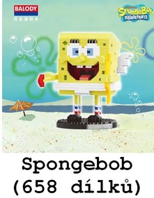 Spongebob stavebnice Číslovka: Spongebob (658 dílků)