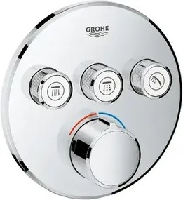 Grohe SmartControl - Baterie pod omítku se 3 výstupy chrom