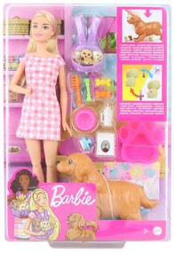Barbie Novorozená štěňátka HCK75