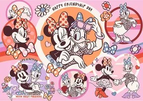 TREFL Puzzle Disney: Minnie a Daisy / 200 dílků / 48 x 34 cm