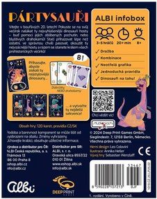 ALBI HRA Pártysauři karetní *SPOLEČENSKÉ HRY* albjf