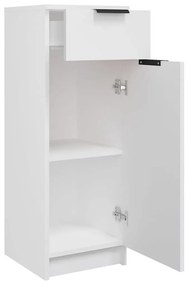 Koupelnová skříňka bílá 32 x 34 x 90 cm kompozitní dřevo - Default Title