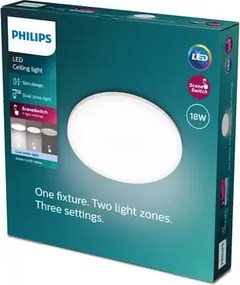 Philips Ozziet CL570 18W bílá / LED stropní svítidlo / 2000 lm / 4000K