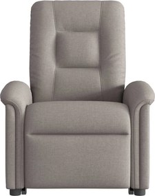 Zvedací polohovací křeslo taupe textil 3303261