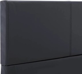 Rám postele černý umělá kůže 100 x 200 cm 284769