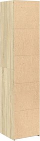 Skříň highboard dub sonoma 40 x 41 x 185 cm kompozitní dřevo 3281668