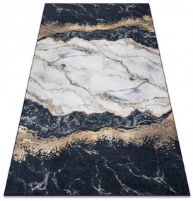 Kusový koberec Tobes černý 80x150cm