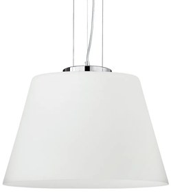 Závěsné svítidlo Ideal Lux Cylinder SP1 D40 bianco 025438 bílé 40,5cm