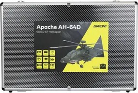 AMEWI RC helikoptéra Apache AH-64D zelená / 1:32 / RTF / 6 kanálů / 2.