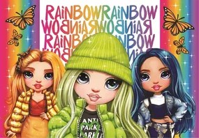 Clementoni Brilliant PUZZLE Rainbow High: Poppy, Jade a Skyler / 104 d