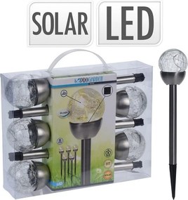 Sada solárních LED lamp Glassball 5 ks