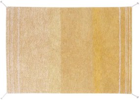 Oboustranný koberec winto 170 x 240 cm žlutý MUZZA