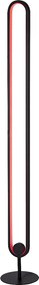 Rabalux Černá stojací LED RGB lampa Barto 19W s DO 74051