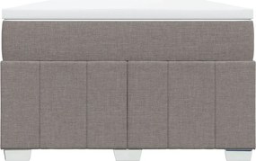 Box spring postel s matrací taupe 120x190 cm textil 3285460