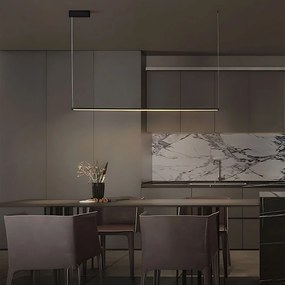 Toolight Toolight, LED závěsné osvětlení 150cm, 18W, 3000K, LHJ032-CP, černá matná, OSW-50015