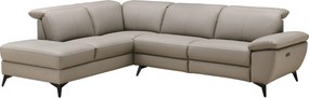 XXXLutz ROHOVÁ SEDAČKA, textil, šedohnědá Xora - Sedací soupravy - 002424007002