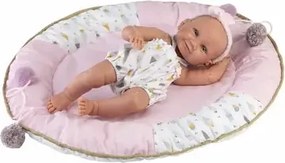 Llorens 73806 NEW BORN HOLČIČKA - realistická panenka miminko s celovi
