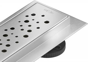 Mexen Flat 360° M12 rotační lineární odtok 90 cm chrom - 1021090-40