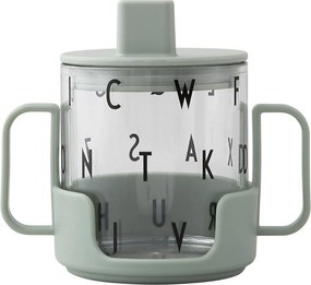Zelený dětský hrnek Design Letters Grow With Your Cup