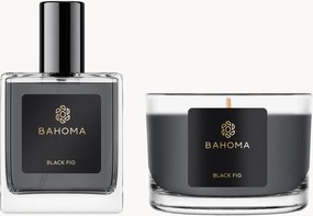 Sada interiérového spreje a vonné svíčky Black Fig, 2 díly (fík, anýz, zelený list)