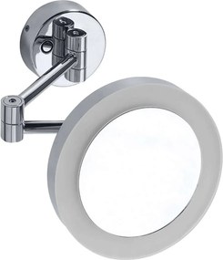 Sapho X-Round - Kosmetické nástěnné zrcátko s LED osvětlením, chrom XR016