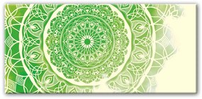 Obraz mandala Green Velikost (šířka x výška): 150x70 cm