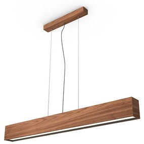 Závěsné lineární dřevěné svítidlo nad stůl woodLED Linus  Závěsné lineární dřevěné svítidlo nad stůl woodLED Linus Délka: 1100 mm, Dřevodekor: Ořech…