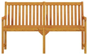 Zahradní lavice 150 cm masivní akáciové dřevo,  316611