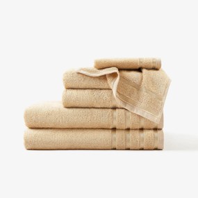 Goldea bambusový ručník/osuška bamboo lux - béžový 30 x 50 cm