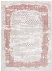 Dywany Łuszczów Kusový koberec Core A004 Frame beige/pink Rozměry koberců: 180x270