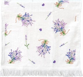 Kuchyňský froté ručník s levandulemi Lavander Garden - 40*66 cm