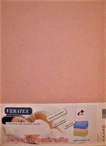 Veratex Jersey prostěradlo 180x220/15 cm (č.10-starorůžová) 180 x 220 cm jersey