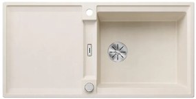 Blanco Adira - Silgranitový dřez, 99x49 cm, s ovládáním odtoku a příslušenstvím, InFino, jemná bílá 527630