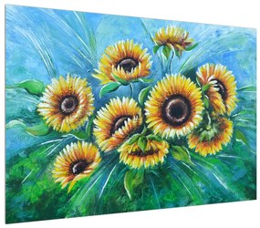 Obraz slunečnic (100x70 cm)