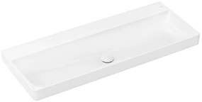 Hansgrohe Xelu Q - Umyvadlo 120x48 cm, bez přepadu, bez otvoru pro baterii, SmartClean, bílá 61045450