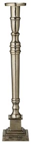 Kovový svícen FELIA, stříbrný, výška 62 cm