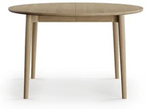 Expand dining table světlý dub ø 120 cm, v. 73 cm Northern